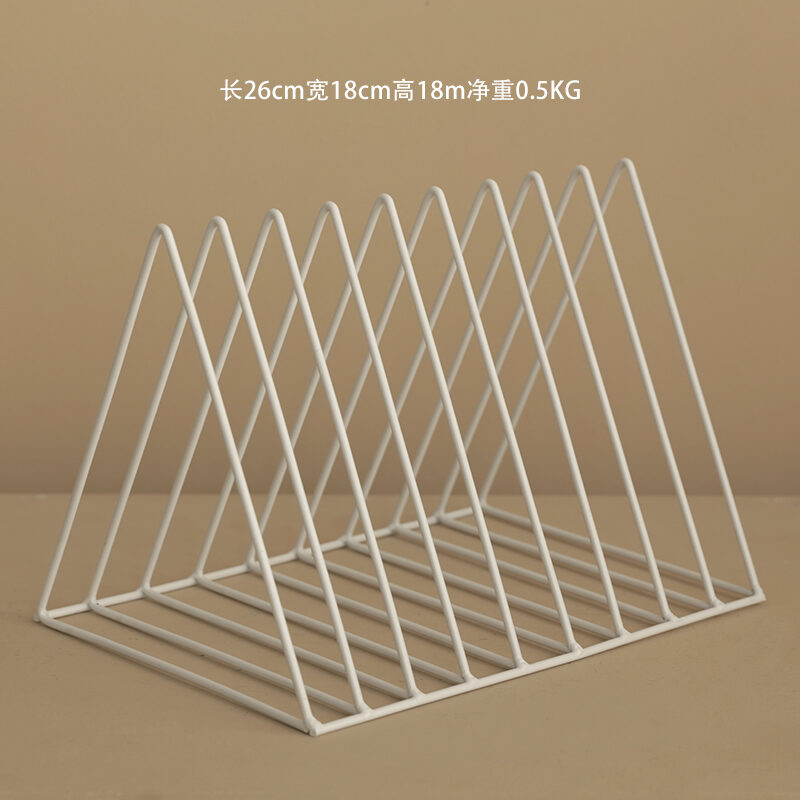 Cheng Yi Modern Northern European-Style Triangular Iron Art Magazine ...