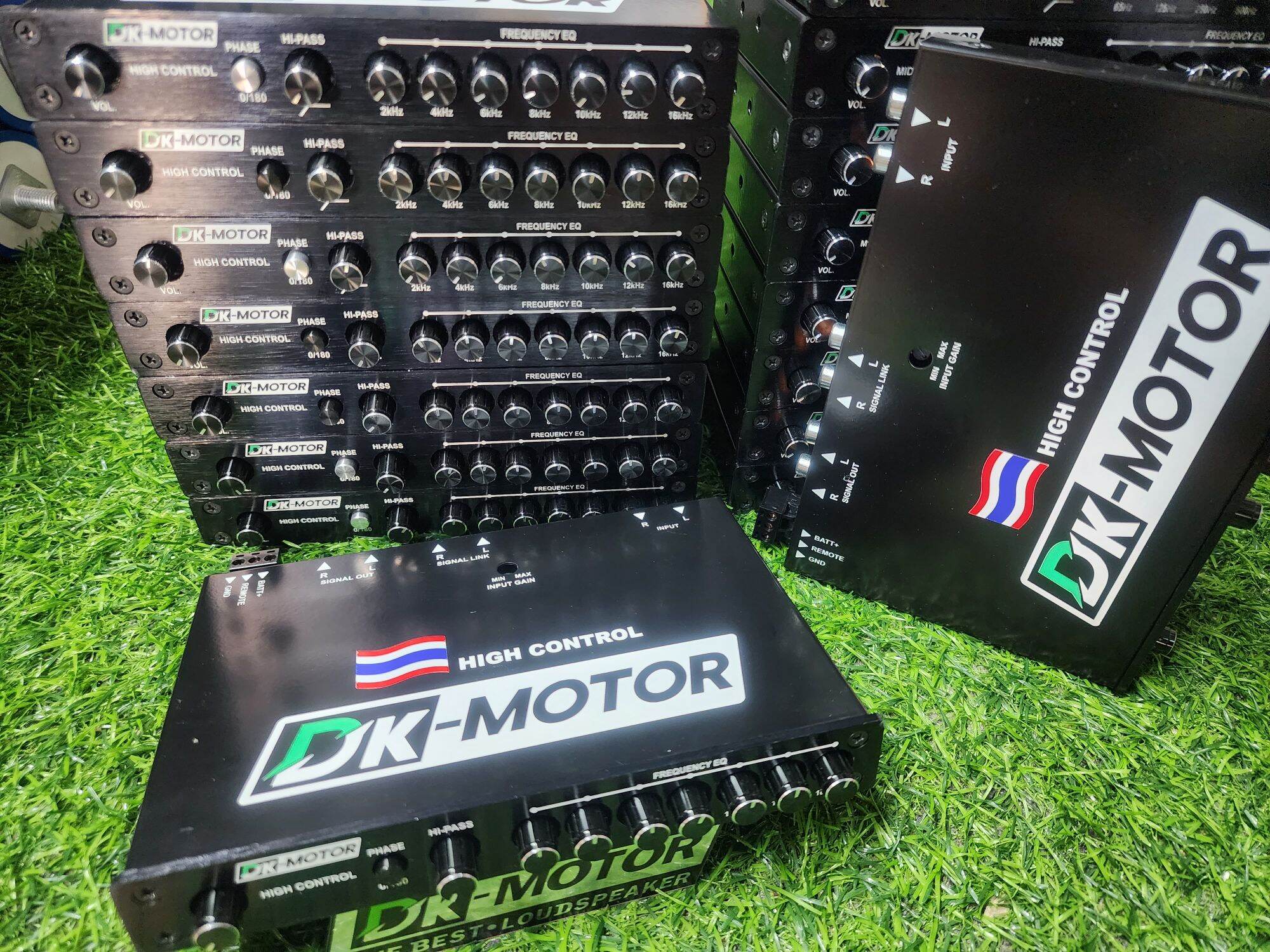 ปรี 7แบน 1way สำหรับ เสียงแหลม DK-MOTOR มีกลับเฟสได้ ตัดความถี่ได้ ปรี ...