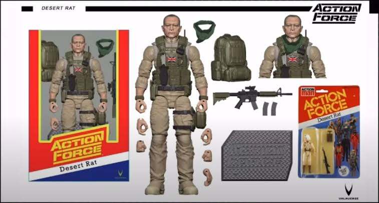 VALAVERSE ACTION FORCE DESSERT RAT ACTION FIGURE 1:12 SCALE - imageoutlet - ThaiPick