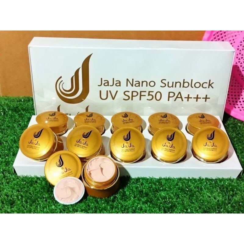 โปรร้านใหม่ มีของแถม! (เซ็ต 2 ชิ้น) ครีมกันแดดจ๊ะจ๋า จ๊ะจ๋า JaJa Nano ...