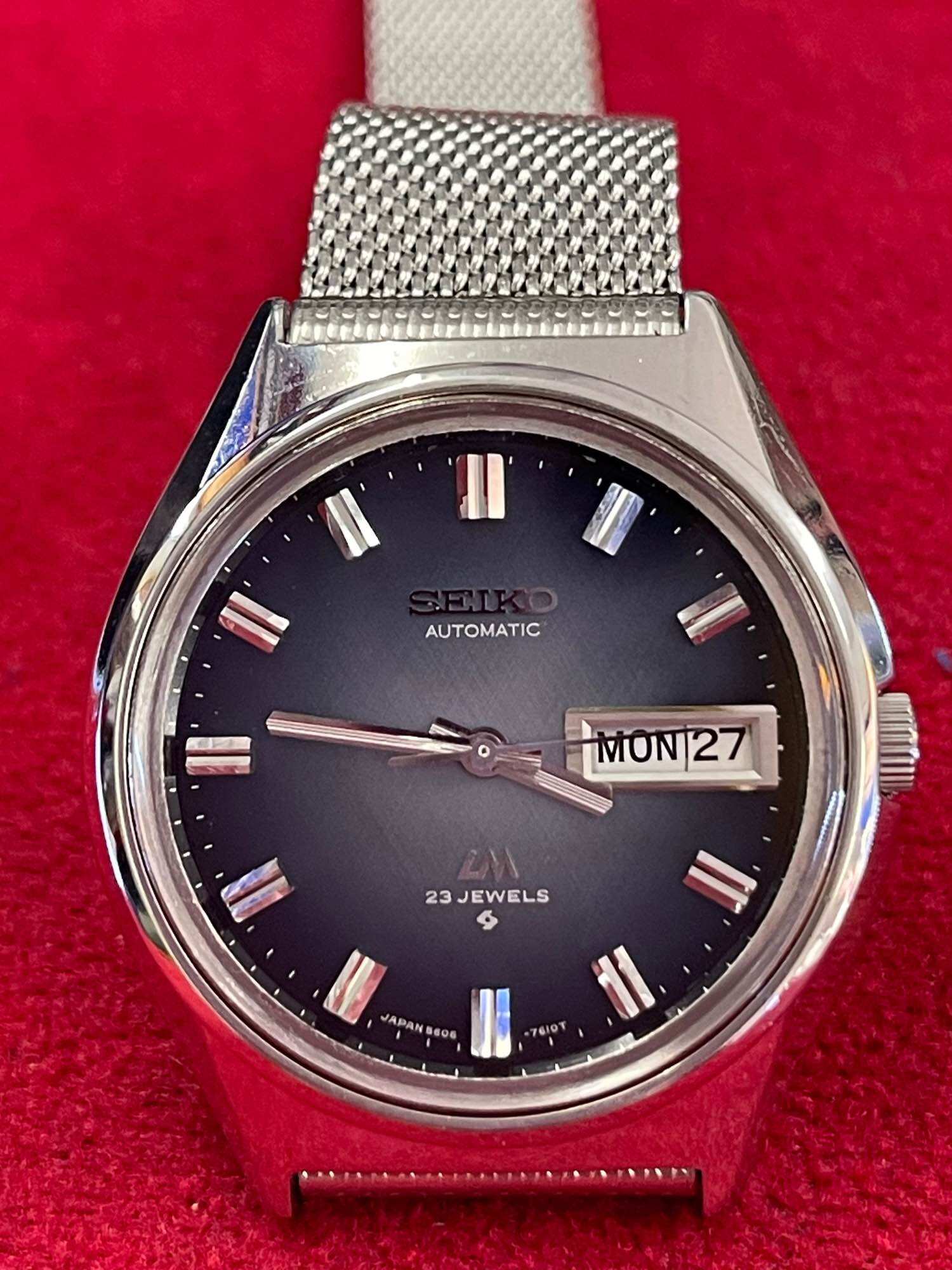 SEIKO LM 23 JEWELS Automatic นาฬิกาผู้ชาย มือสองของแท้ | Lazada.co.th