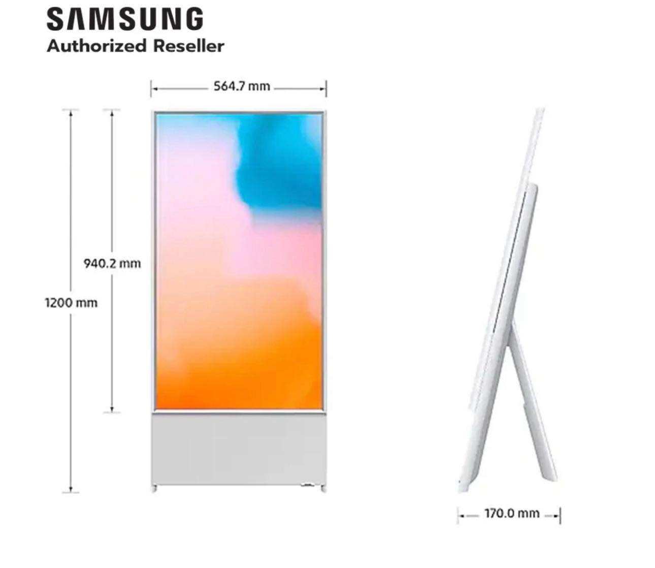 Samsung The Sero QLED 4K TV รุ่น QA43LS05BBKXXT ขนาด 43 นิ้ว LS05B ...