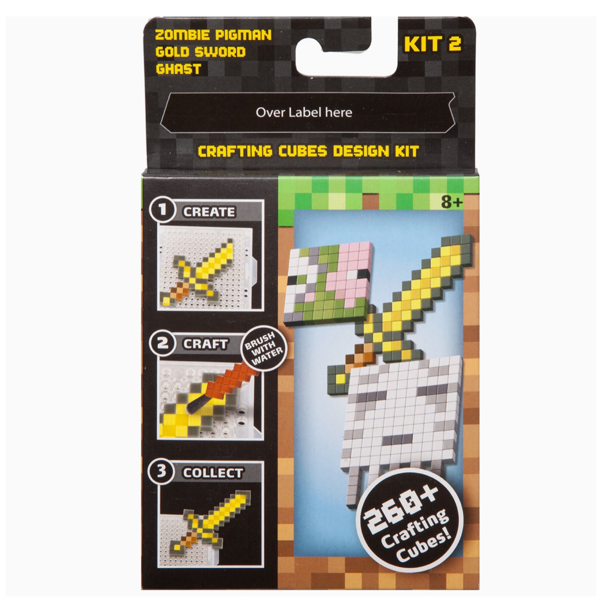 พร้อมส่ง Mattel Minecraft Craft Cube Design Kit Gaikotsu Set KIT2 ...