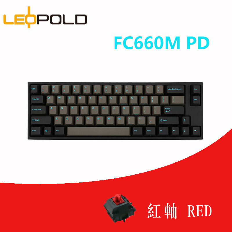 Leopold Leopold Leopold fc660m แป้นพิมพ์เครื่องกล66คีย์ PBT ฝาครอบปุ่ม ...