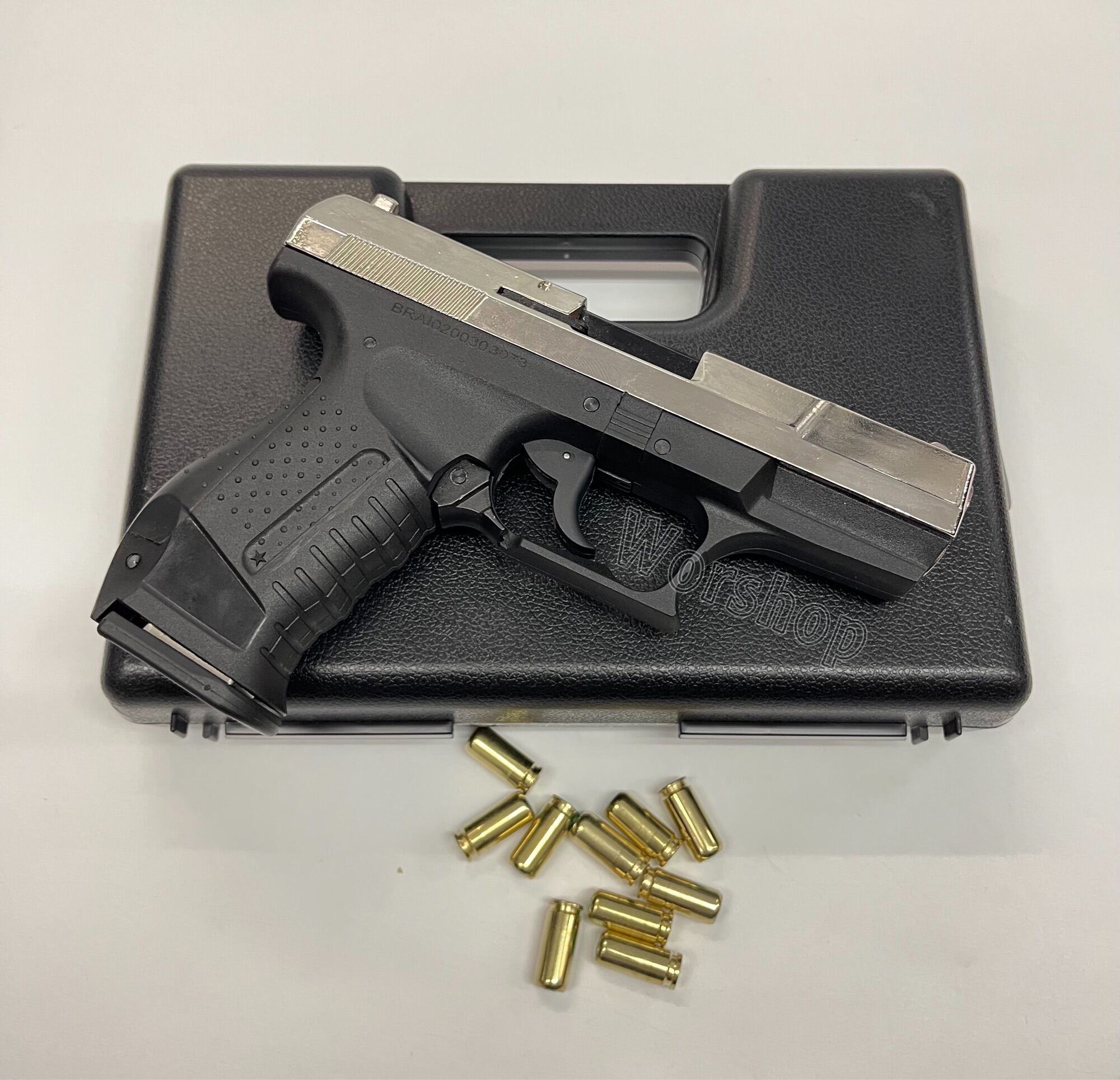 Blank Walther P99 Baredda Z88 9mm P.A.Kสีเงิน,ดำ เหมาะสำหรับถ่ายทำ ...