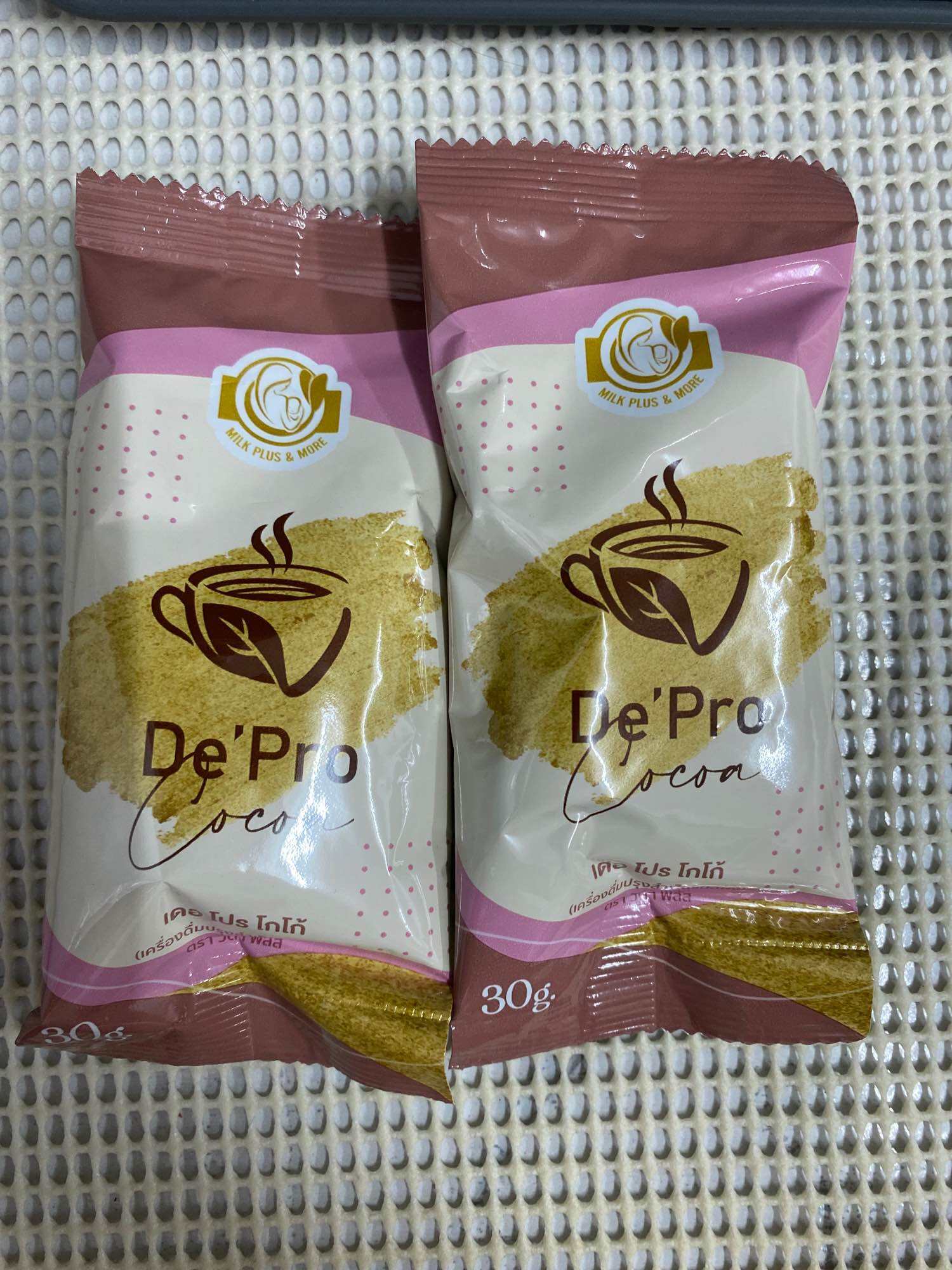 Milk Plus & More - De' Pro CoCoa 🍫เครื่องดื่มโปรตีนจากพืช รสโกโก้ ผสมวิตามินบำรุงแม่และเด็ก ...