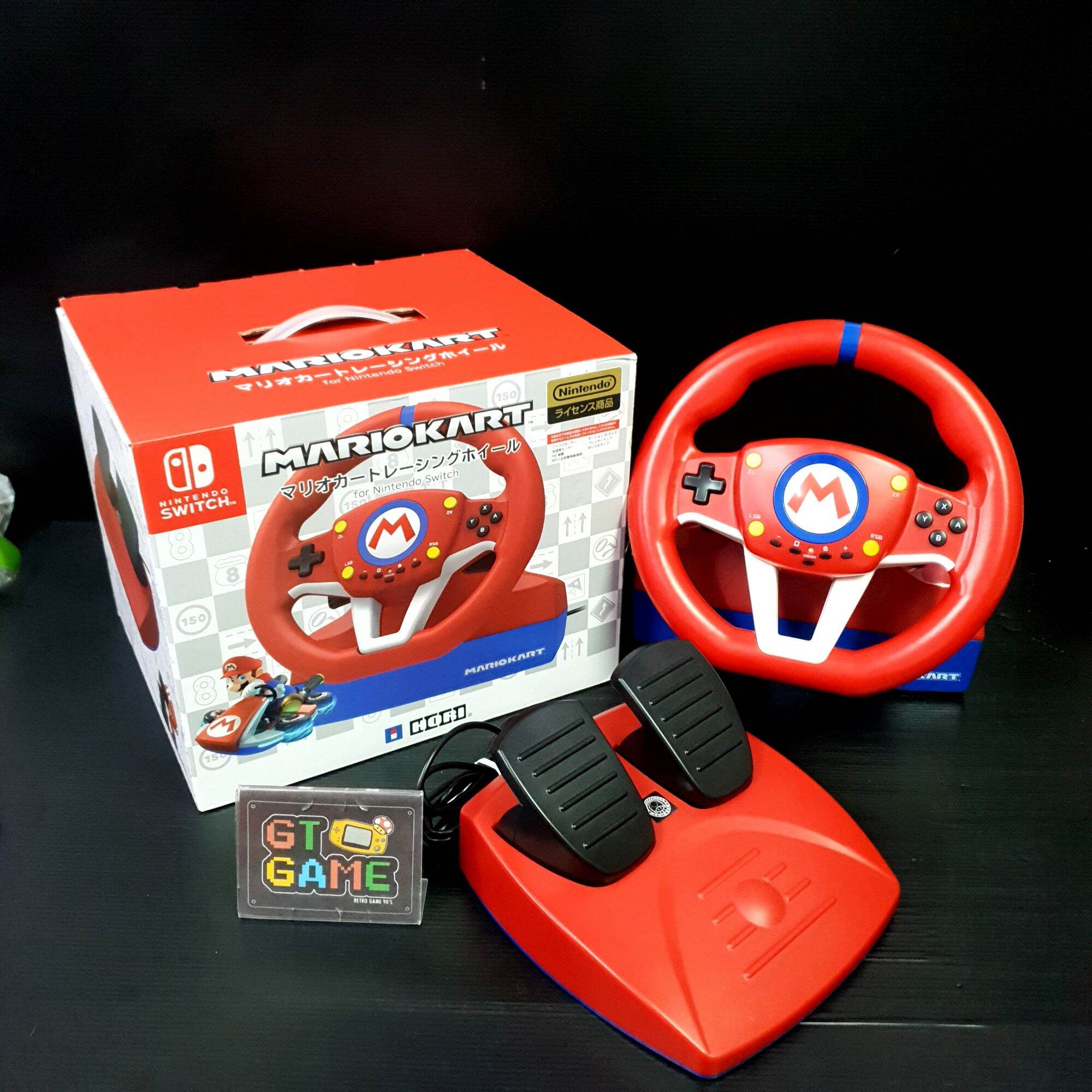 Nintendo Switch Mario Kat Racing Wheel 🏁Pro Mini Boxed 🏎💨 95% 📺 Hori ...