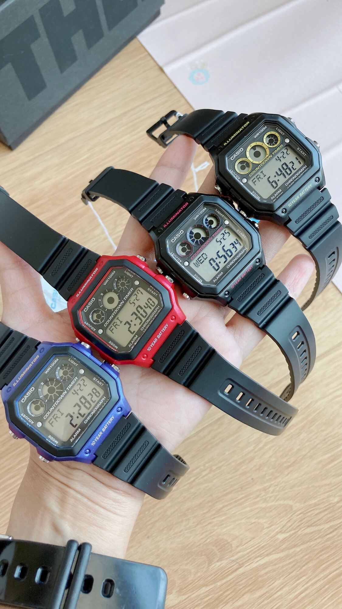 นาฬิกาคาสิโอของแท้ รุ่น AE-1300WH-1A,AE-1300WH-1A2,AE-1300WH-2A,AE ...