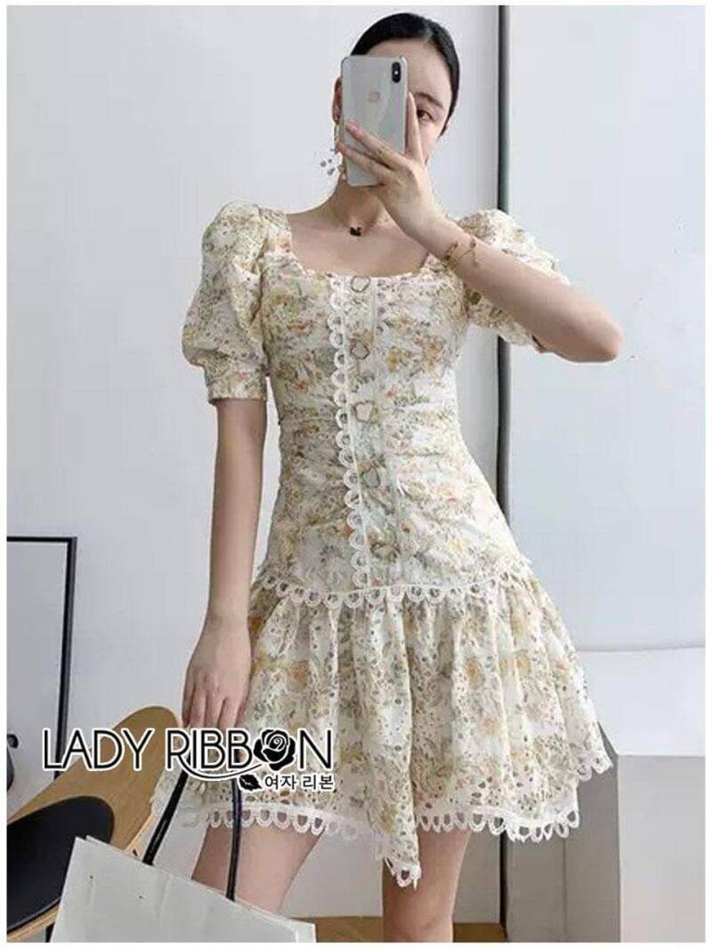 Lady Ribbon’s Made ???? Lady Short dress, lace fabric, pastel flower ...
