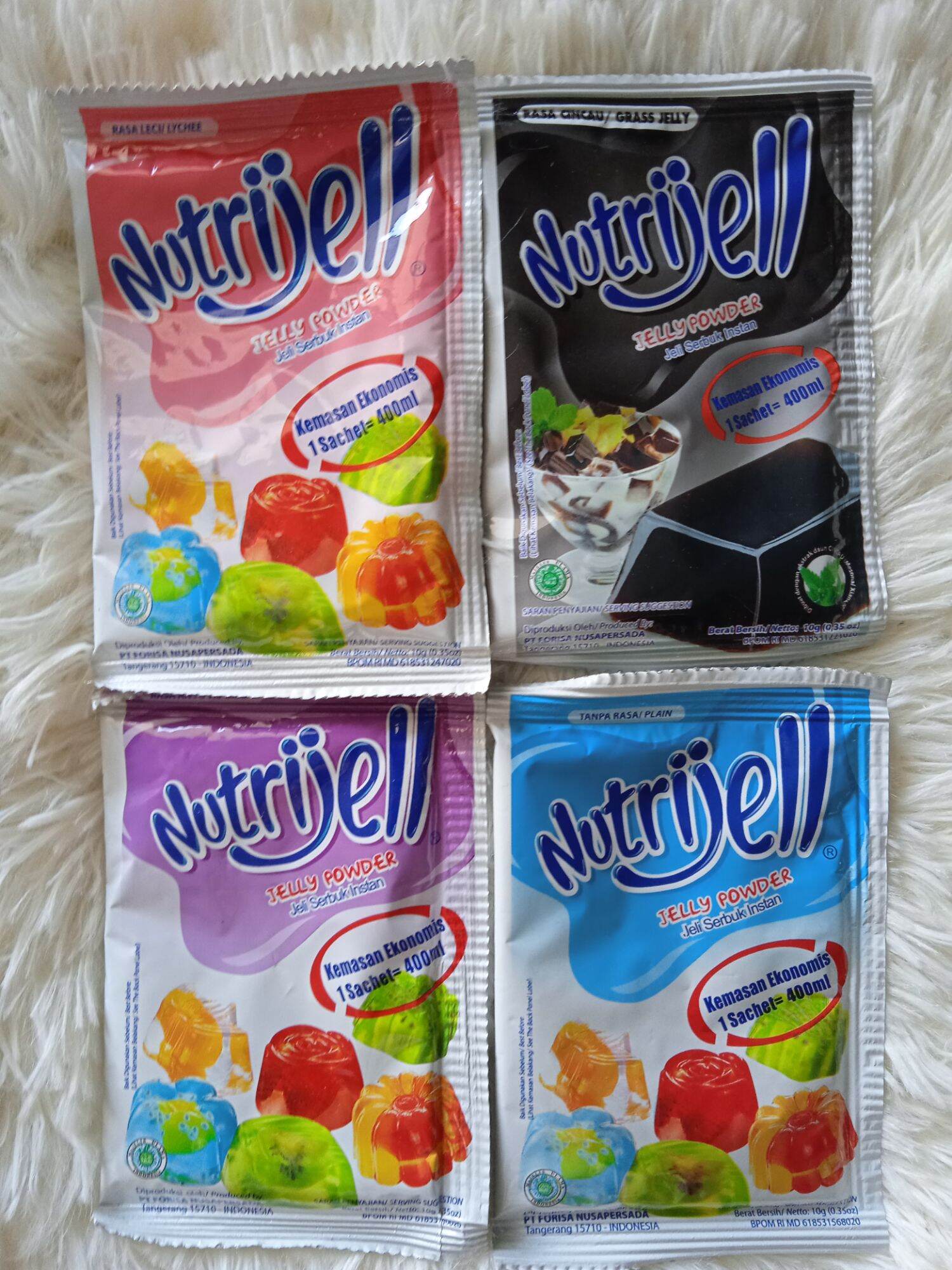 💥Jelly powder 💥Serbuk instant jeli indonesia kemasan 400 ml🔥NUTRIJEL🇮🇩 ...