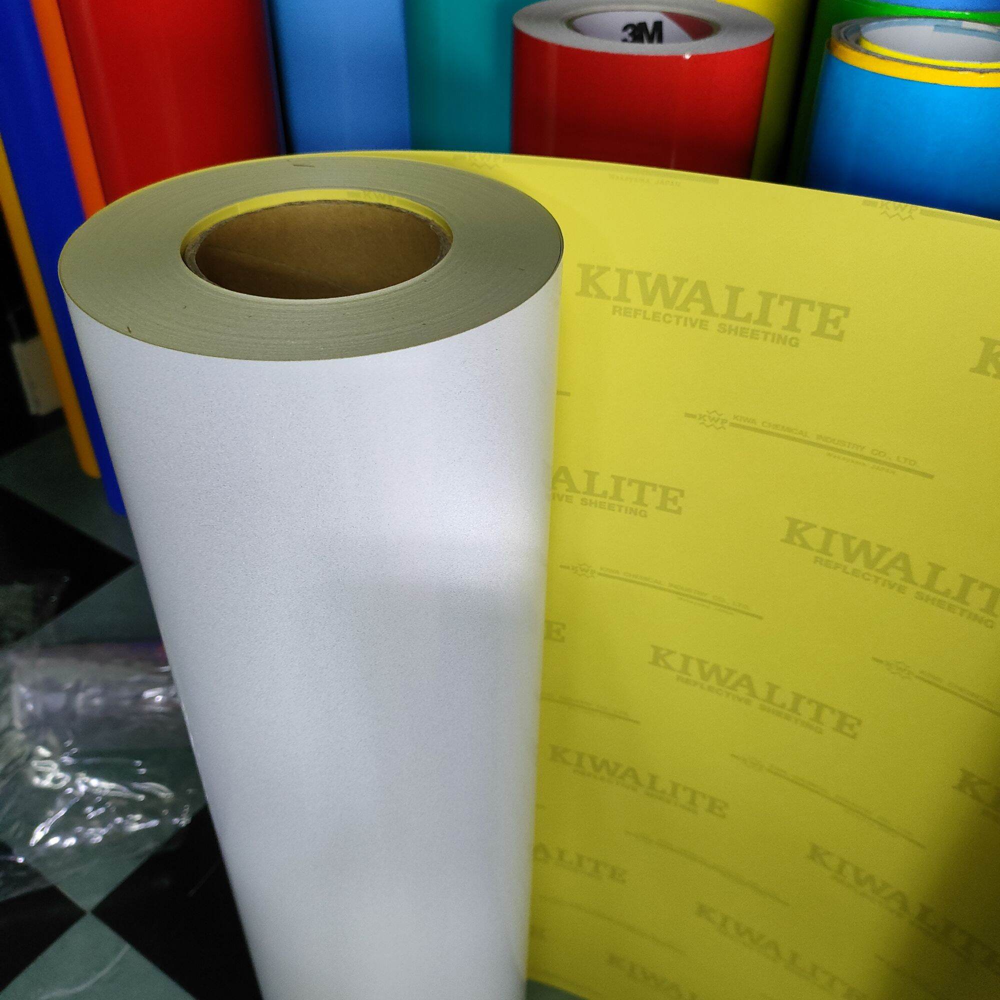 สติ๊กเกอร์สะท้อนแสง kiwalite เกรด safety grade งานญี่ปุ่น เลือก สี และ ...