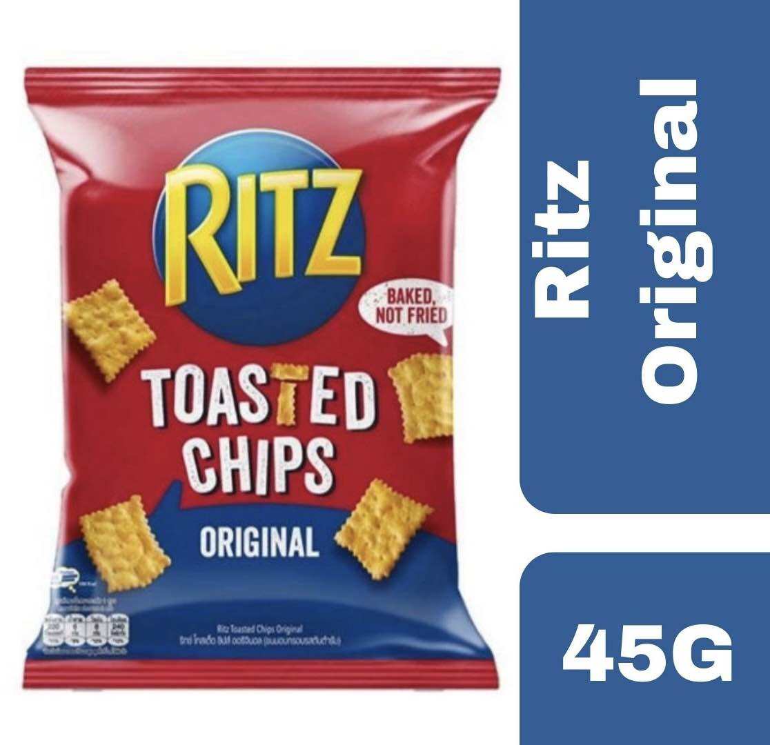 Ritz Toasted Chips Original 45g++ ริทซ์ โทสเต็ดชิปส์รสต้นตำรับ 45กรัม ...