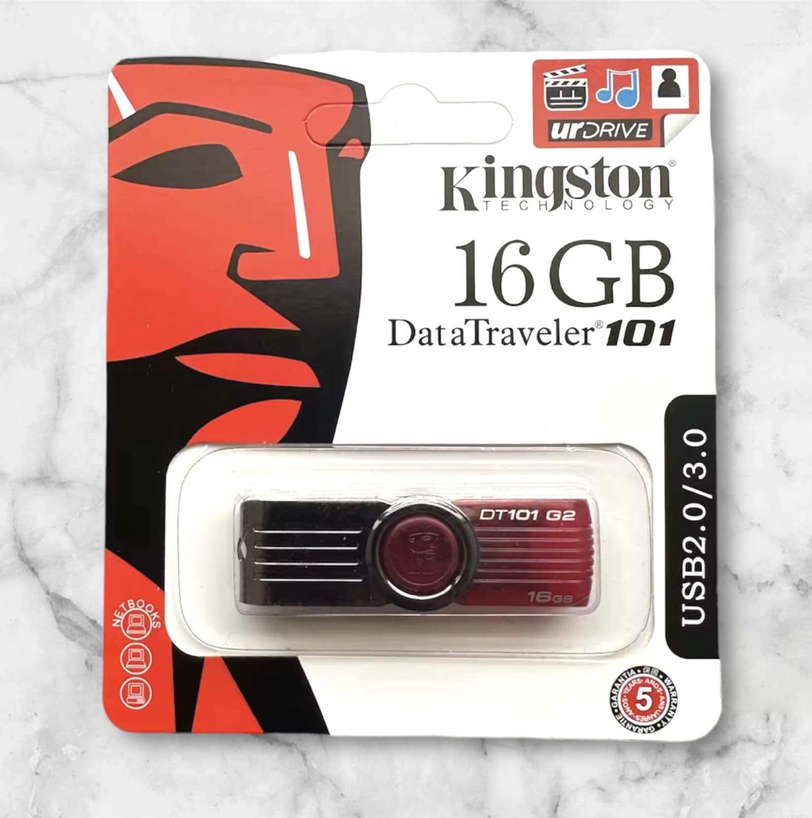 Kingston USB Flash Drive 16GB รุ่น DT101 แฟลชไดร์ - shop Last - ThaiPick