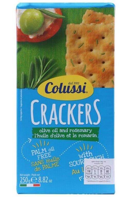 Colussi Crackers 250g/ โคลุสซี่ แครกเกอร์โฮลวีท มี 3 รสชาติ | Lazada.co.th