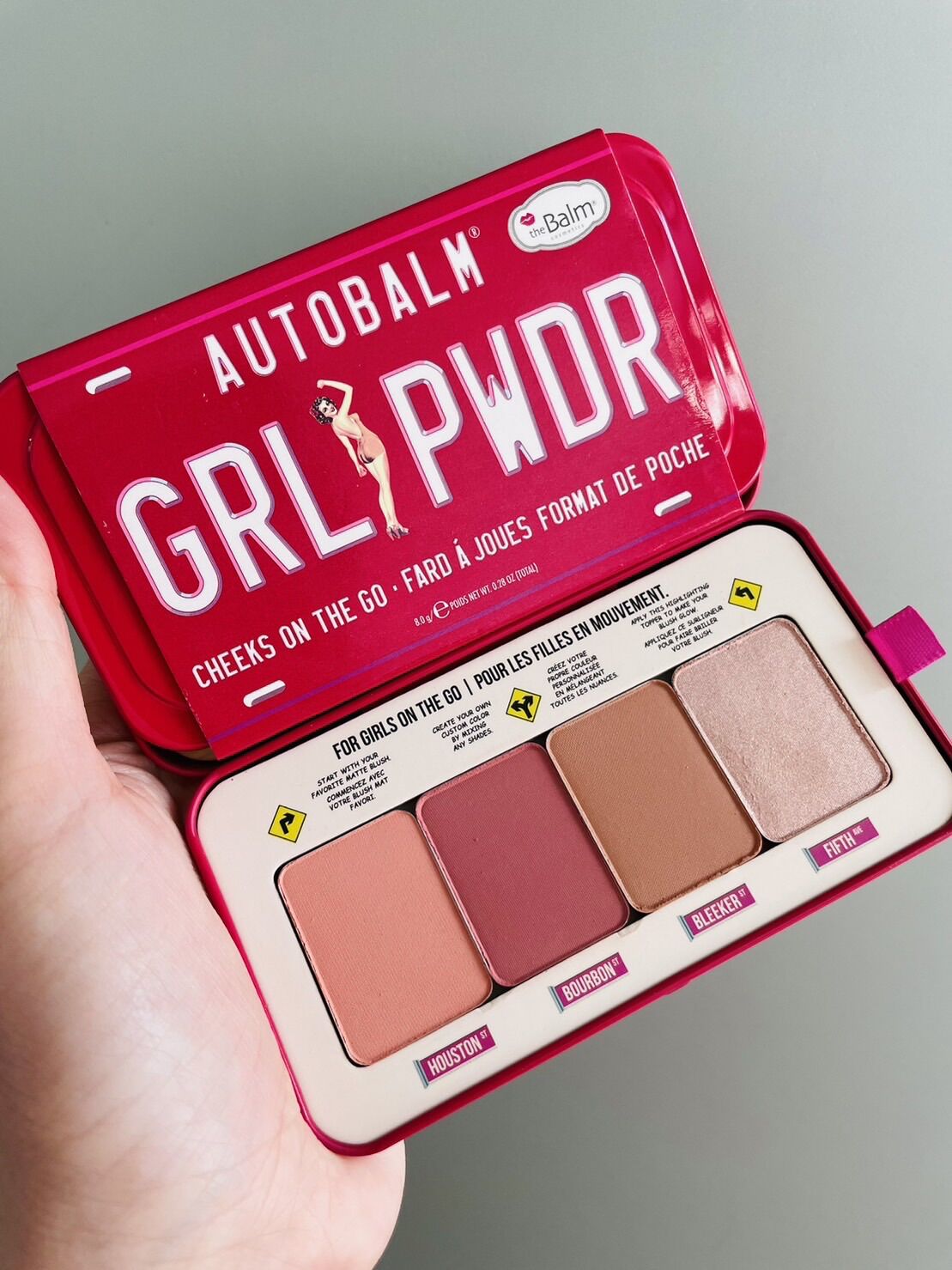 The Balm Autobalm Girl Powder Cheek Palette Long Lasting Blush and ...