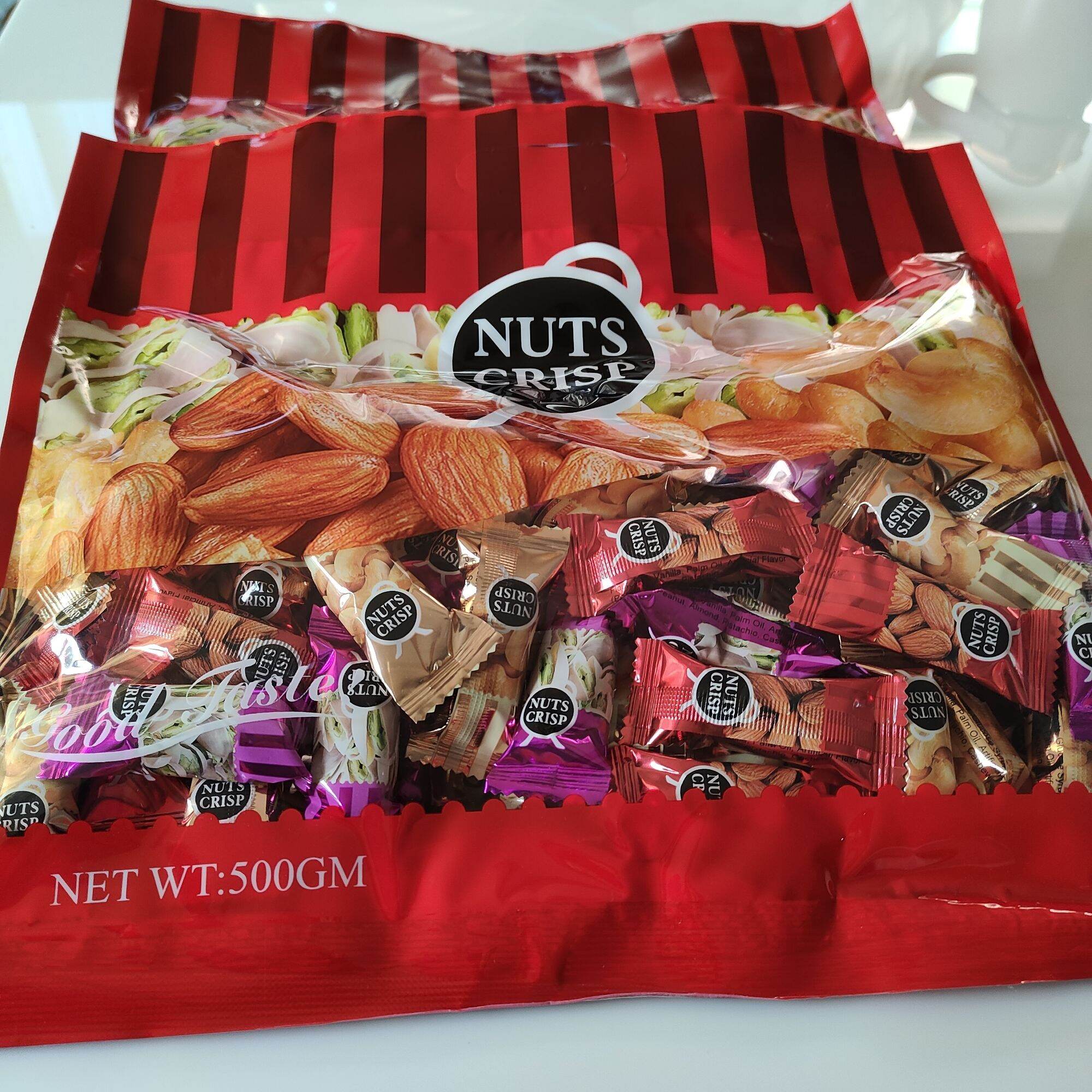 นัท คริสป์ (ขนมตุ๊บตั๊บ) 500g MFG 12022023 EXP 11082024 - 345เอ็นจอย ...