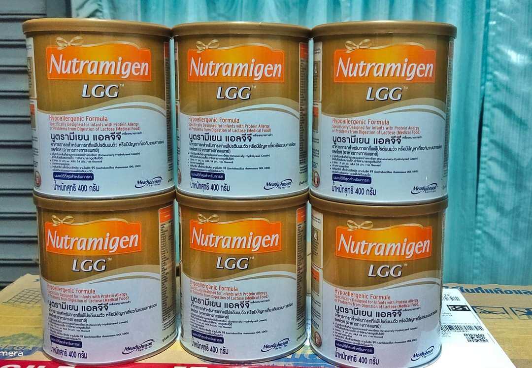 Nutramigen Lggนูตรามีเยน แอลจีจี400กรัม อาหารทารกสำกรับทารกที่แพ้โปรตีน ...