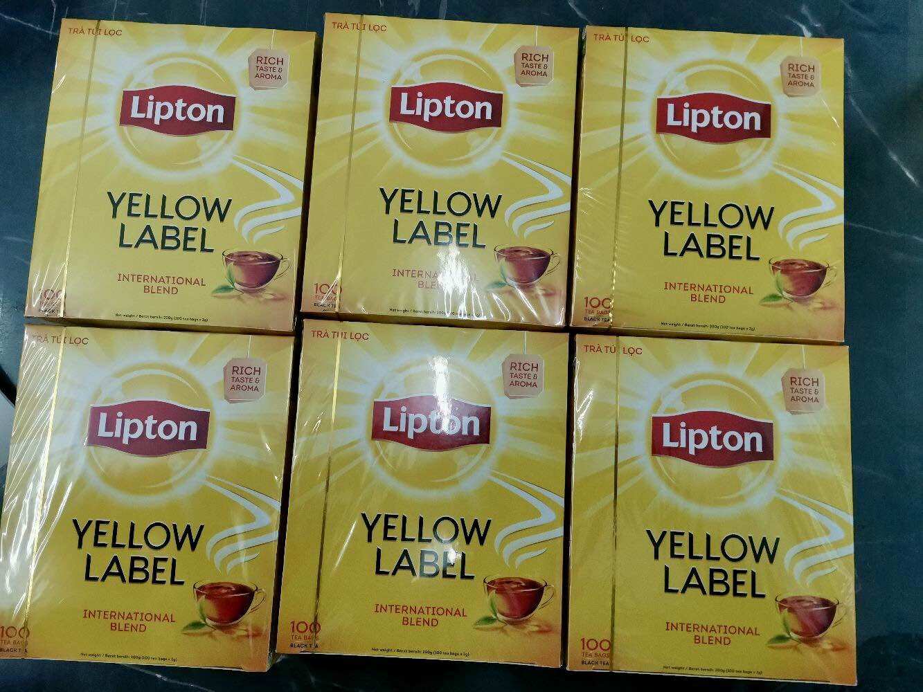 ชา Lipton Yellow Label ชาลิปตัน กล่องสีเหลือง International Blend ขนาด ...