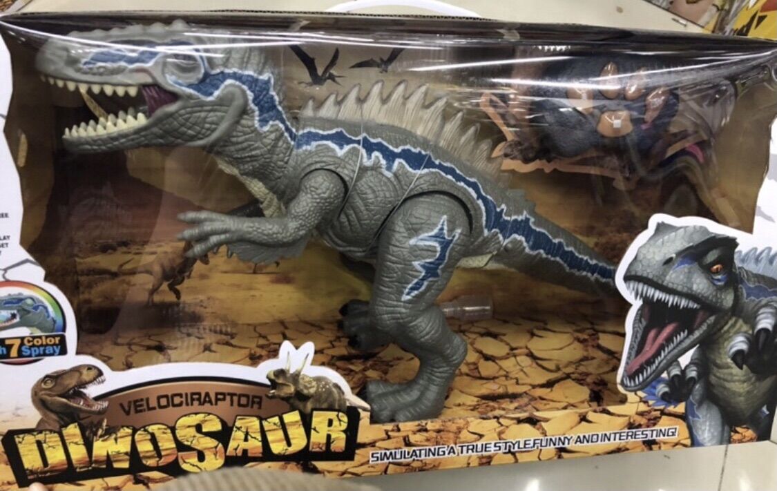 ไดโนเสาร์บังคับมีเสียงมีไฟDinosaur trex rapter - Rctoys1 - ThaiPick