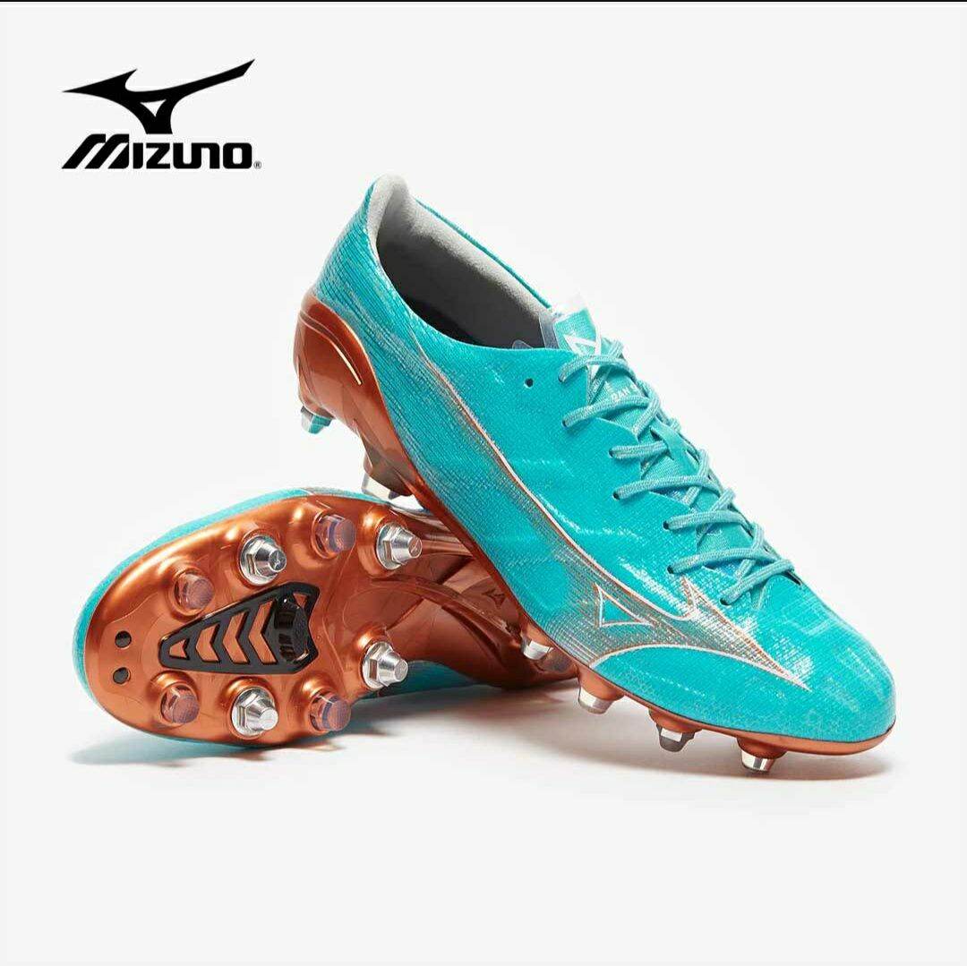 รองเท้าฟุตบอล Mizuno Alpha Made In Japan SG สีมิ้น ปุ่มเหล็ก ใหม่ล่าสุด | Lazada.co.th