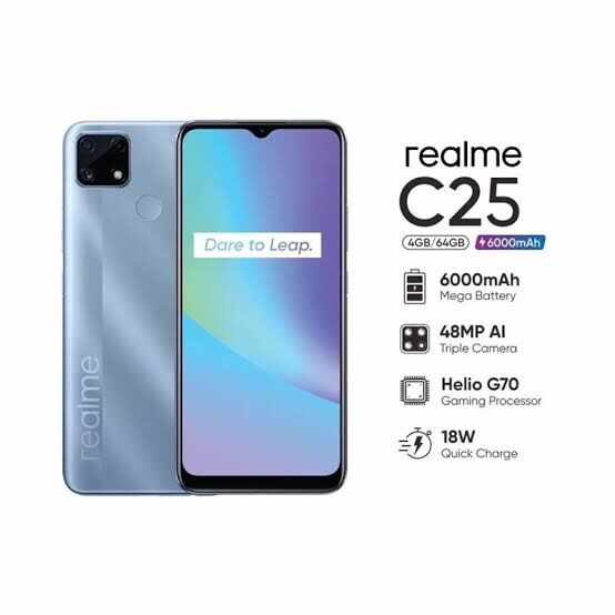 Realme C 25 Ram4/Rom64 เครื่องศูนย์ไทย/เคลียร์สต๊อก ประกันร้าน 2 เดือน ...