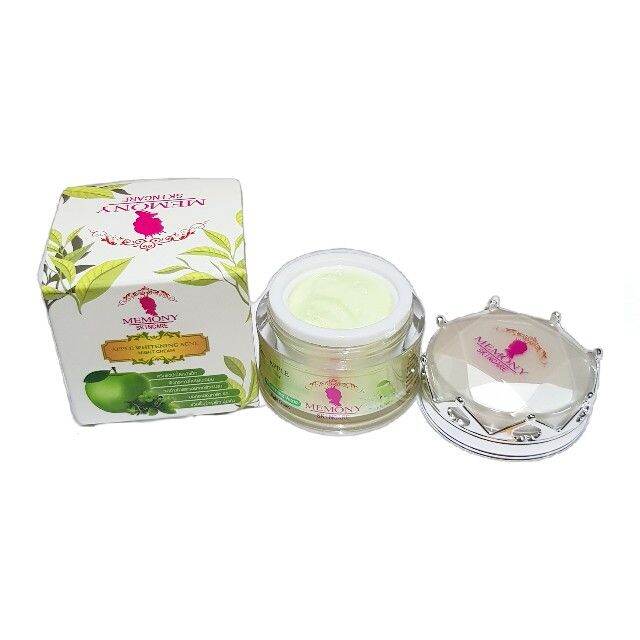 Memony แพ็คคู่สุดคุ้ม ครีมแอปเปิ้ล หน้าใส APPLE WHITENING ACNE ...
