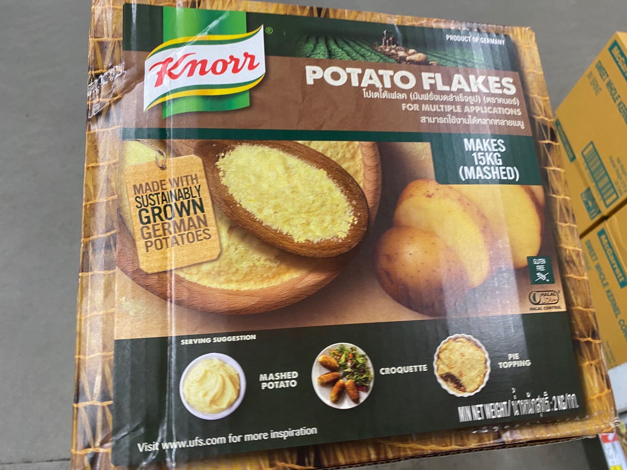 มันฝรั่งบด สำเร็จรูป คนอร์ 2 Kg. Knorr Mashed Potato Flakes | Lazada.co.th