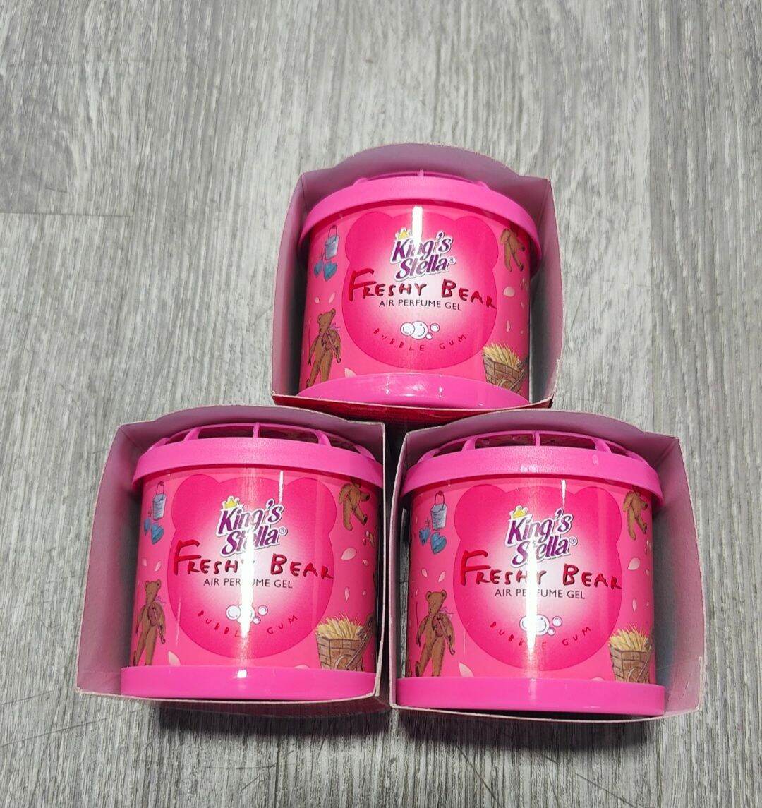 น้ำหอมหมีซิ่ง แท้ 100% [สีชมพู][กลิ่นลูกอม] น้ำหอมปรับอากาศในรถ King ...