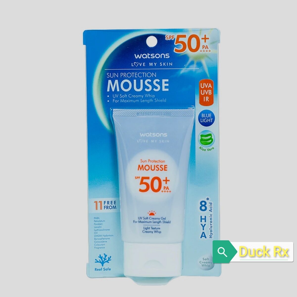watsons SUN PROTECTION MOUSSE SPF50 PA 50 ml. วัตสัน ซัน โพรเทคชั่น มูส ...