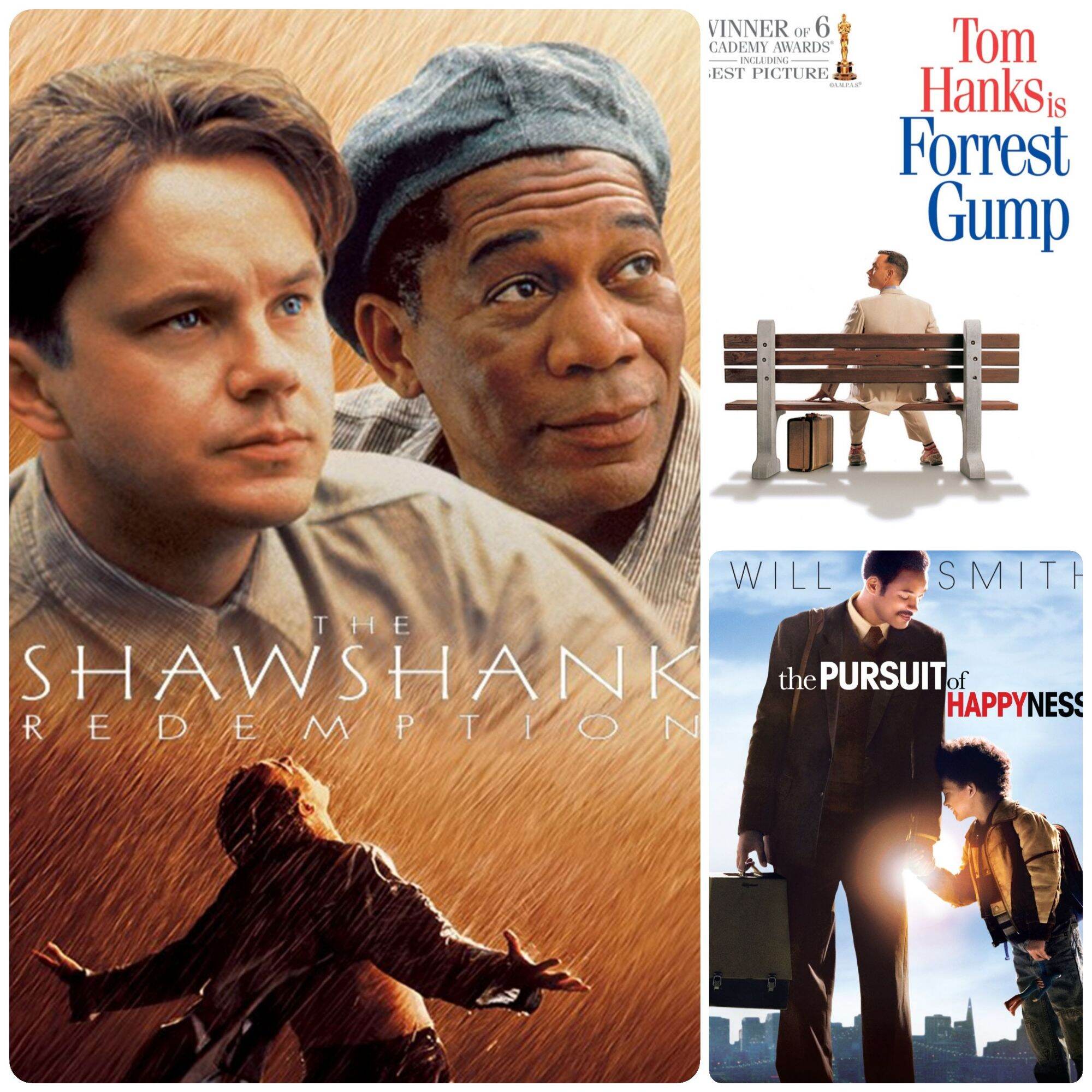 DVD หนังสร้างแรงบันดาลใจ ☆The Shawshank☆Forrest Gump☆The Pursuit of ...