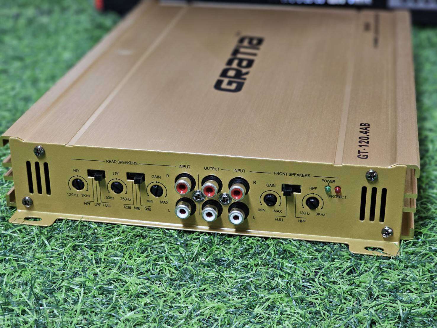 4ch GT-120.4AB 3000w แบรนด์ GRATIA แท้ เพาเวอร์แอมป์ 4แชลแนล ขับกลางแหลม กาเทียร์ 120.4AB - DK ...