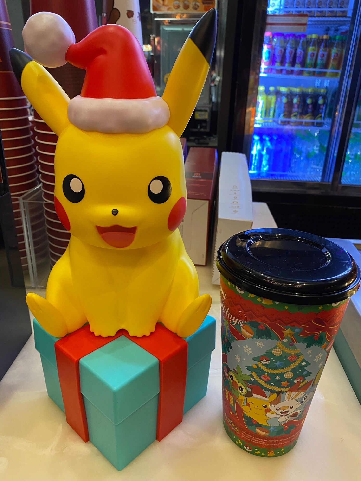 พร้อมส่ง????ถังป๊อบคอร์น Pokemon Christmas Popcorn Bucket Major Pokemon ...