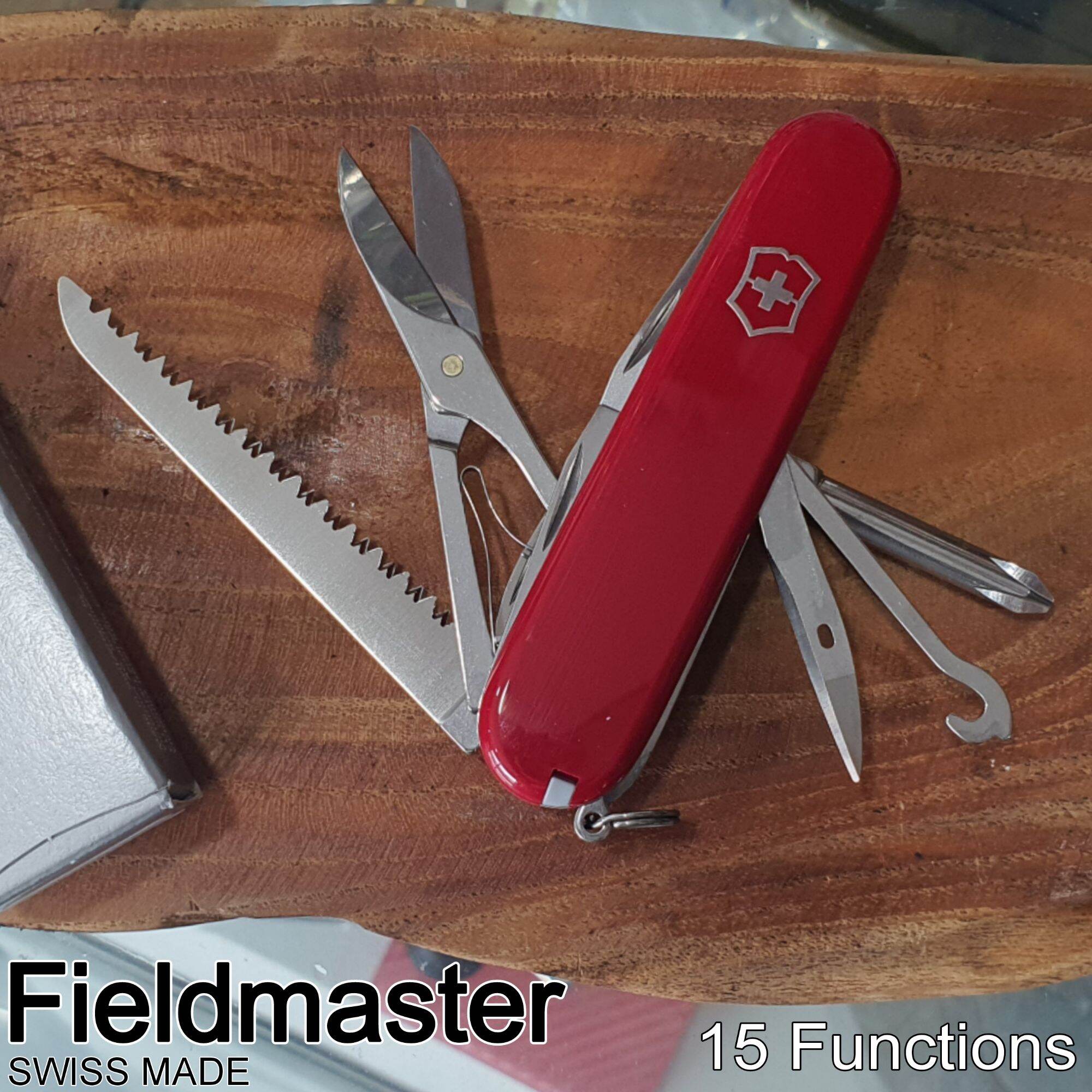 มีด VICTORINOX แท้ รุ่น Fieldmaster Red 15 Functions รหัส 1.4713 ผลิตใน ...