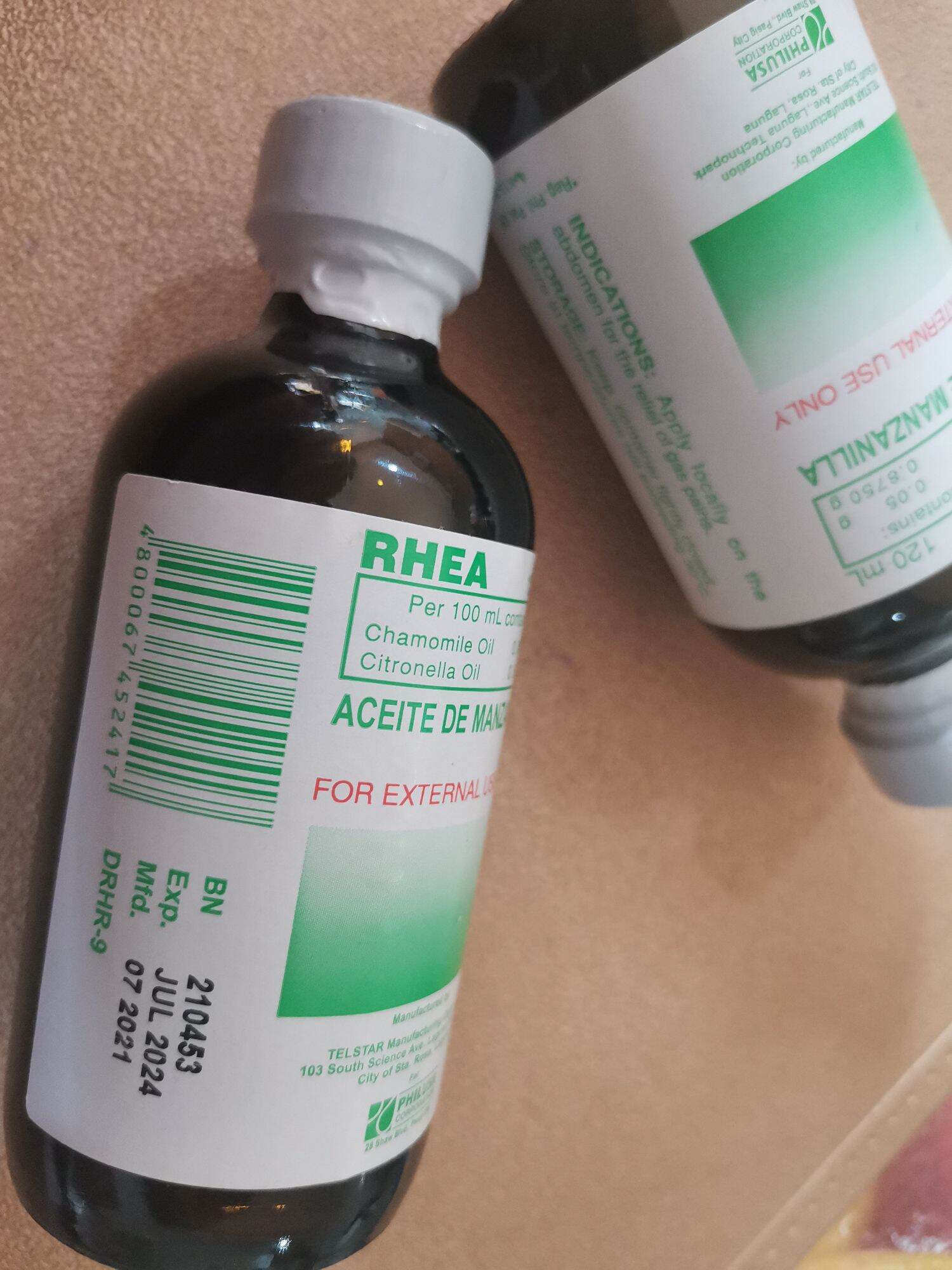 ON SALE!!! Rhea Aceite de Manzanilla 120 ml (2 pcs) - Kazhid สารพัดชาว ...