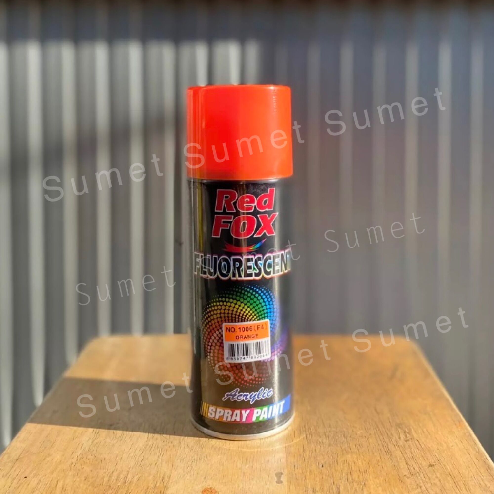 (ขายปลีก-ส่ง) สีสเปรย์สะท้อนแสงเรดฟอกซ์ Red FOX FLUORESCENT Spray paint ...