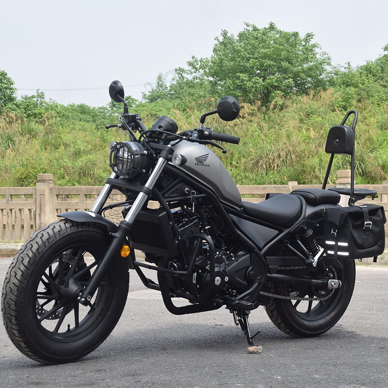 ซานเหม่ยสำหรับ HONDA Rebel วอล์คเกอร์ cm300/cm500แนวย้อนยุคกระเป๋าขอบกล่องด้านข้างกันชนแถบปกป้อง ...