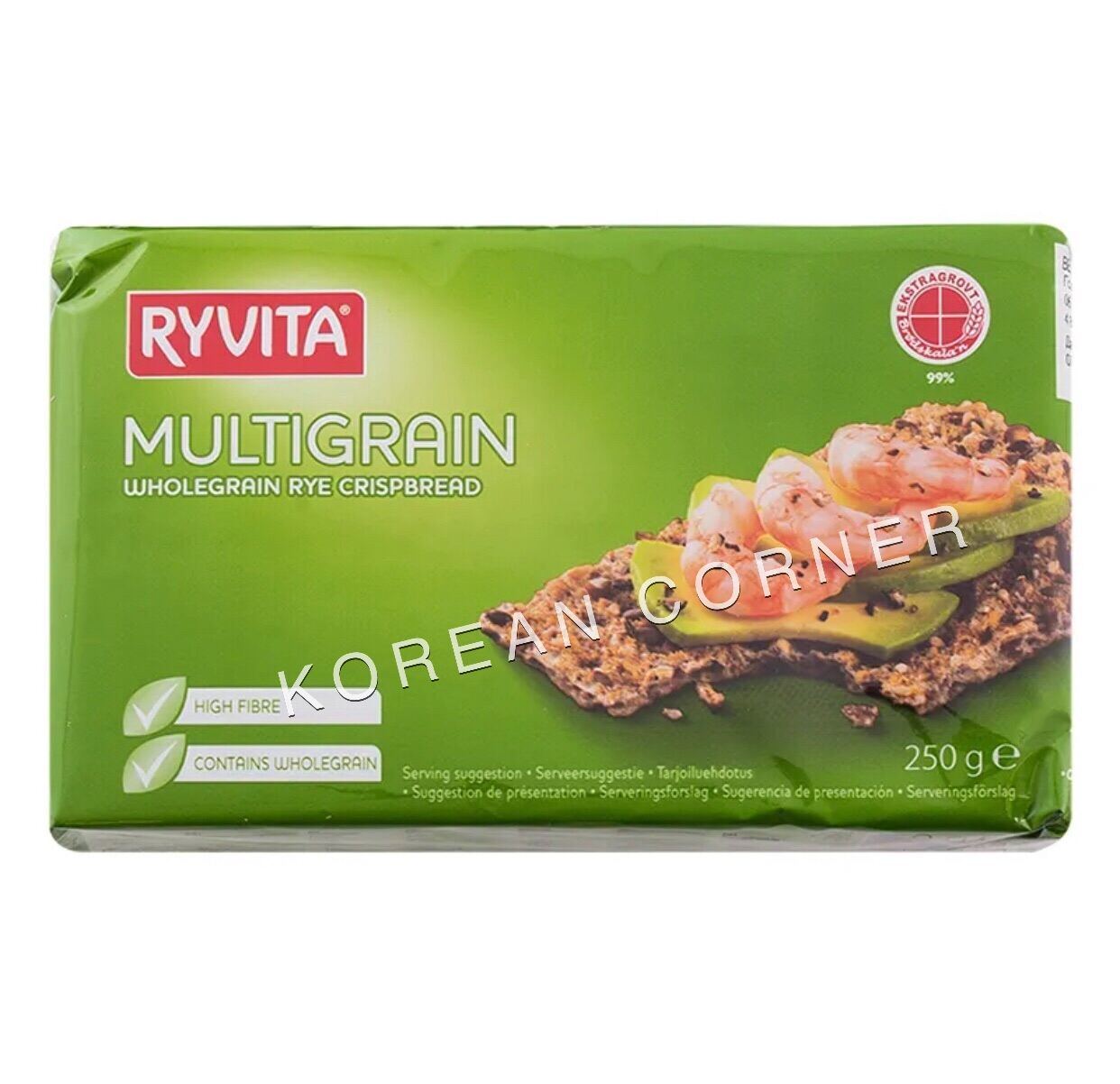 ขนมปังอบกรอบไรย์ Low Fat • Vegan • Original Wholegrain Rye Crispy Bread ธัญพืช Ryvita Biscuits
