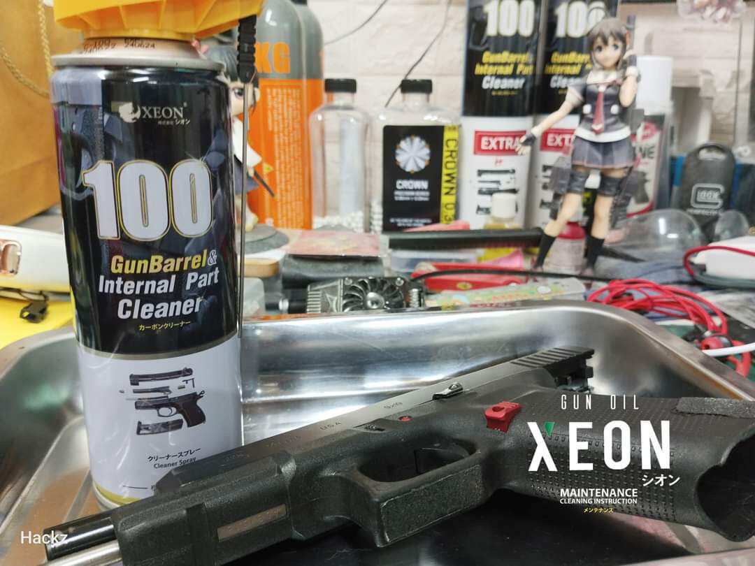 Xeon 100 cleaner extra ผลิตภัณฑ์น้ำยาล้างปืน ขนาด 800 ml. | Lazada.co.th