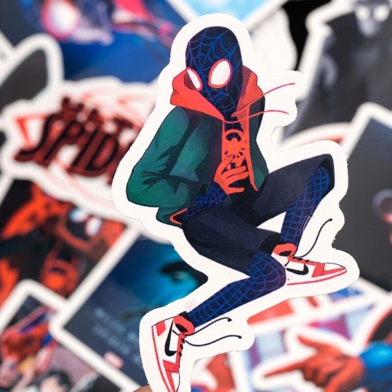 สติ๊กเกอร์ Spider-man 223 สไปเดอร์แมน 52ชิ้น spiderman marvel มาเวล ...