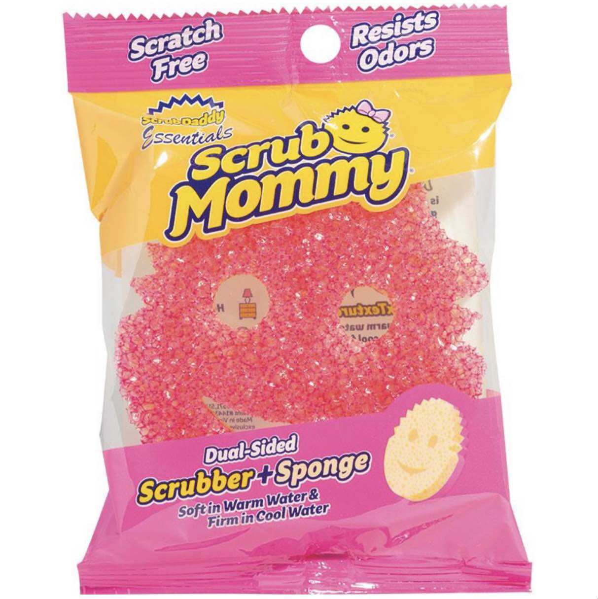 Scrub Daddy Essentials Scrub Daddy Green , Mommy Pink ของแท้100% ฟองน้ำ ...