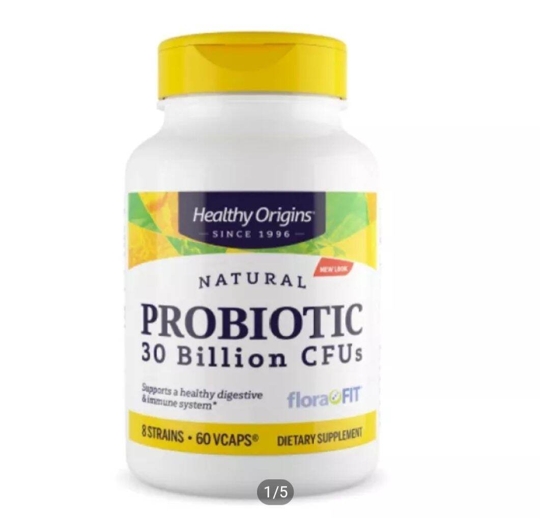 Healthy Origins Healthy Origins Probiotic 30 Billion CFU's (8 Strains ...