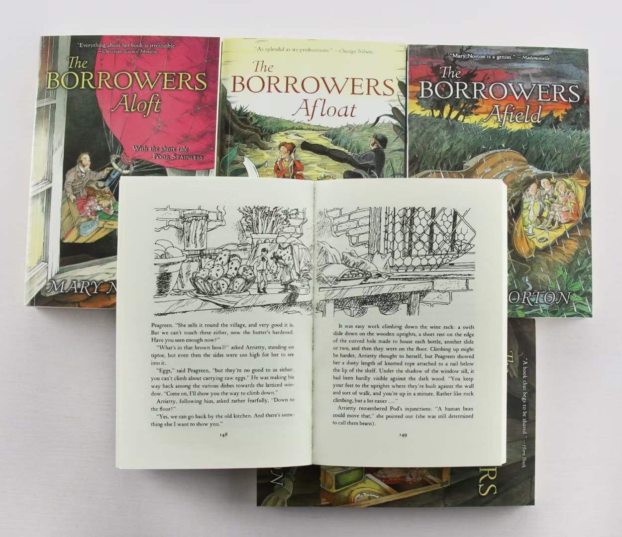 The Complete Adventures of the Borrowers 5 Books Set Ages 7-11 ...