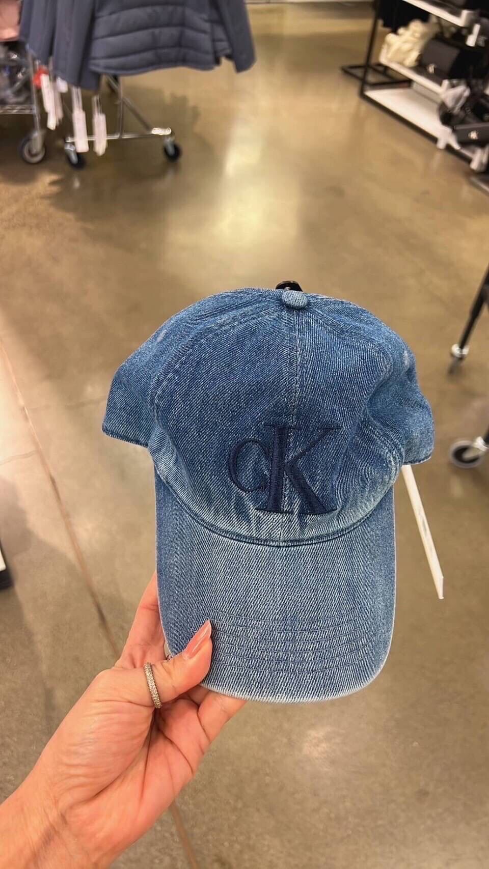 หมวก CK denim cap แท้ - ShopbySher - ThaiPick
