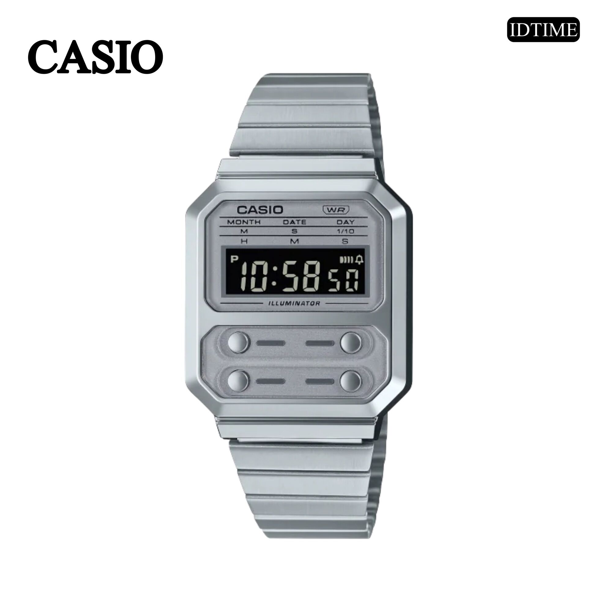 CASIO รุ่นใหม่ A100WE-1A,A100WEG-9A,A100WEGG-1A สินค้ามีรับประกัน1ปี ...