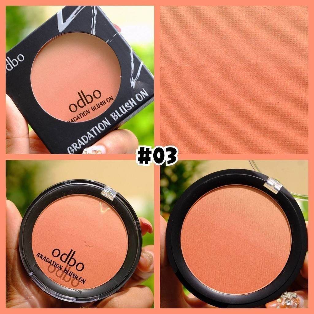 ODBO GRADATION BLUSH ONบลัชออนไล่โทนสี ให้สีสวยเป็นธรรมชาติODBO ...