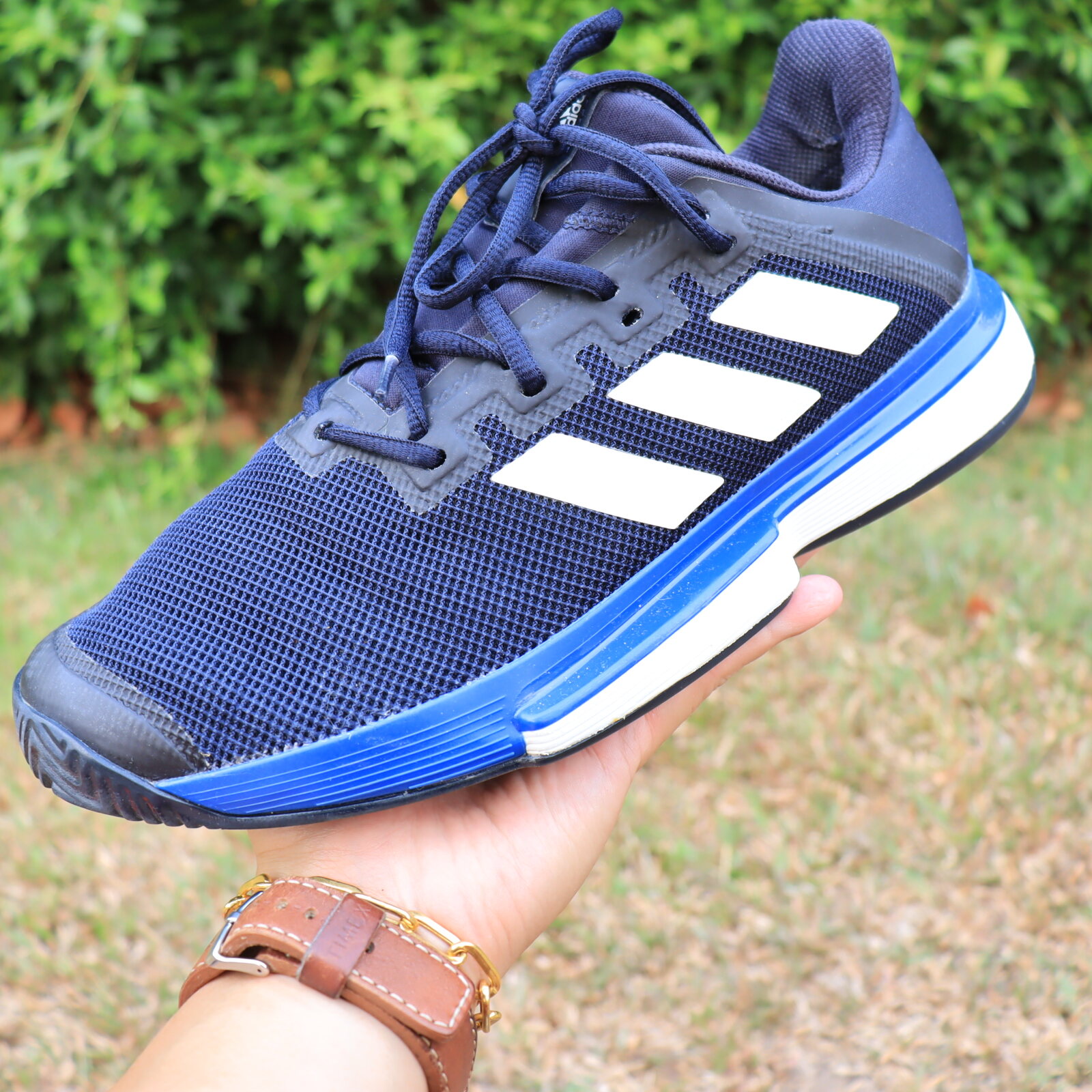 ส่งฟรี Adidas EF2440 Solematch Bounce Mens Tennis Sneakers Shoes Casual Size 9.5us 27.5cm Pre ...