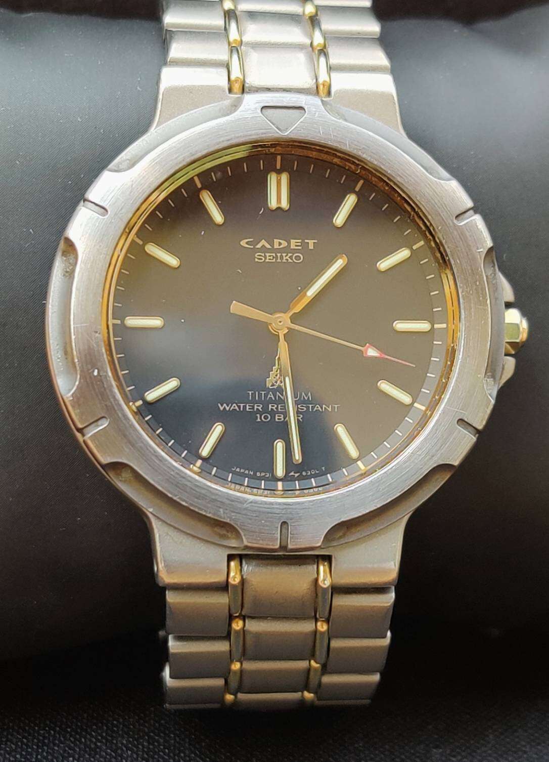 นาฬิกา Seiko (Q) รุ่น Cadet Titanium นาฬิกามือสอง Seiko ของแท้ 100% ...