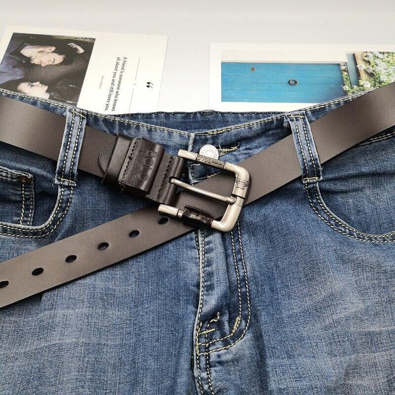พร้อมส่ง เข็มขัดผู้ชาย หนังแท้ สไตล์วินเทจ สไตล์คาวบอย BOLO แท้ ...