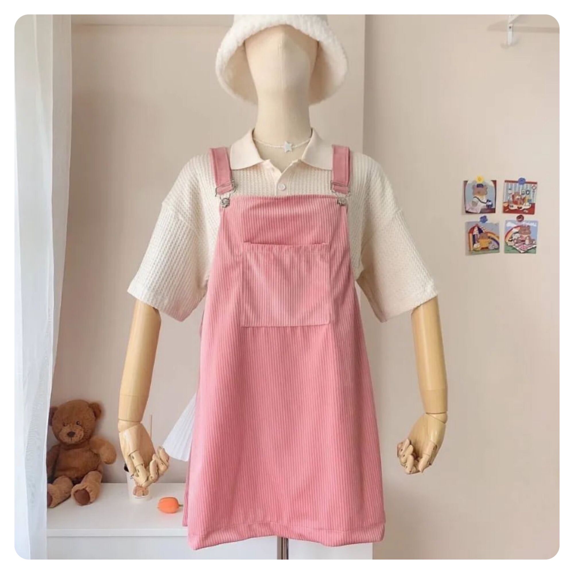 เอื๊ยมกระโปรงฟรีไชร์ผ้าลูกฟูก Koonkana Shop Thaipick