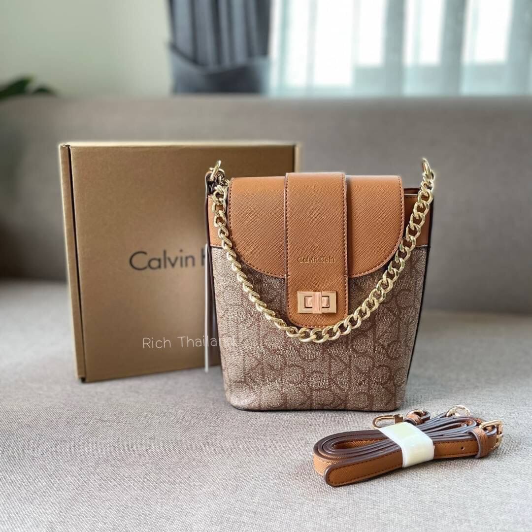 กระเป๋า cal vin bag สายสะพาย Crossbody อุปกรณ์ครบกล่อง - RICH Thailand - ThaiPick